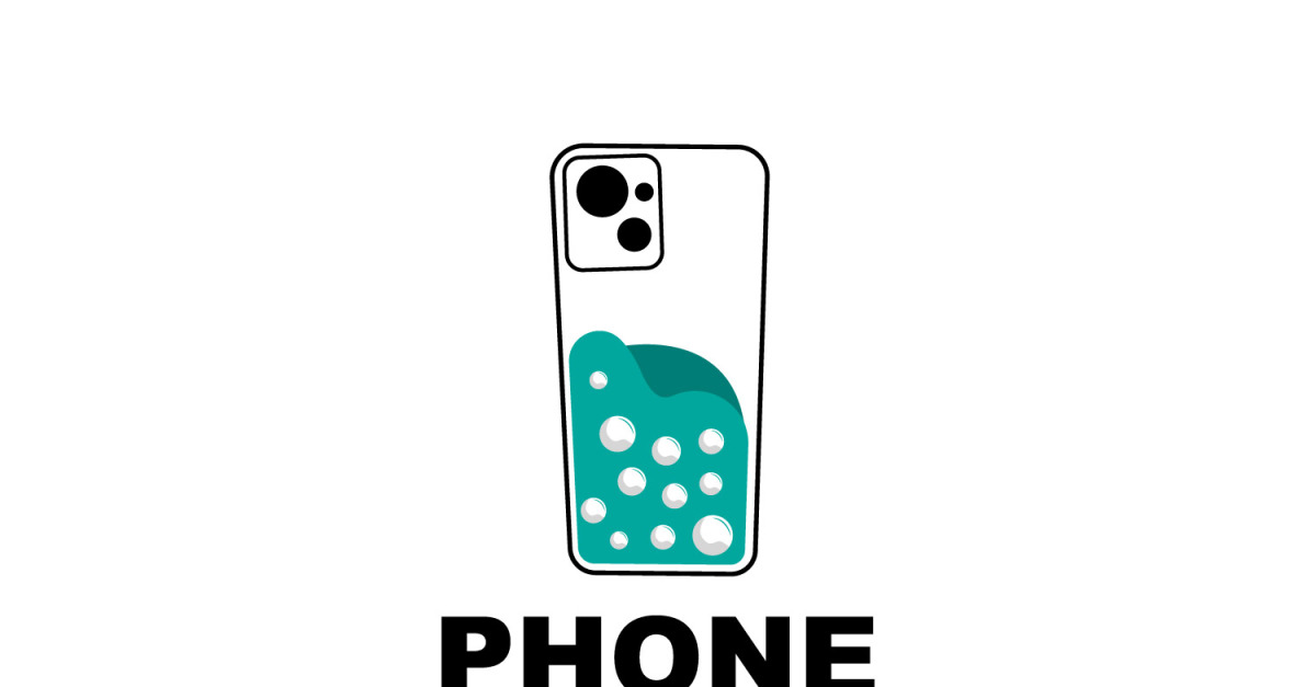 Smartphone Logo Vector Modern Phone DesignV1