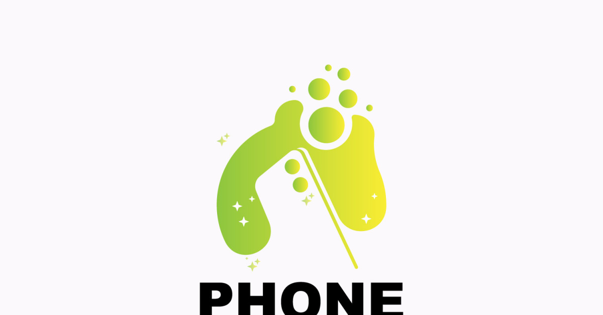 Smartphone Logo Vector Modern Phone DesignV55