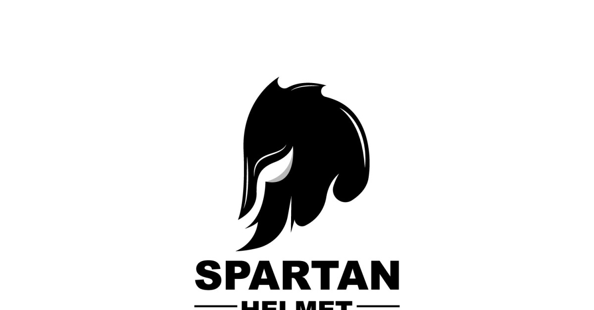Spartan Logo Vector Silhouette Knight DesignV16