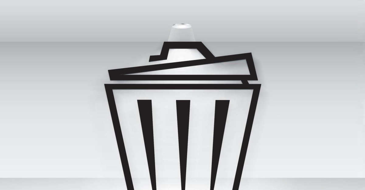 Simple Trash Bin Illustration Vector - TemplateMonster