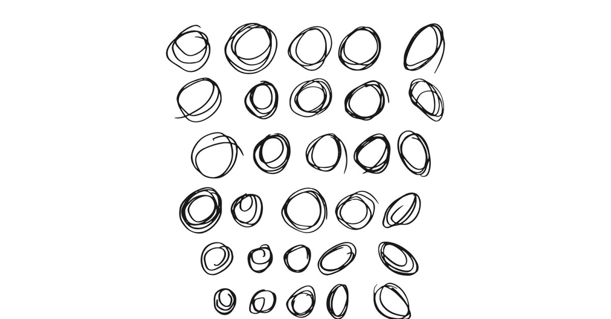 Un set di icone sul tema dei cerchi #405222 - TemplateMonster