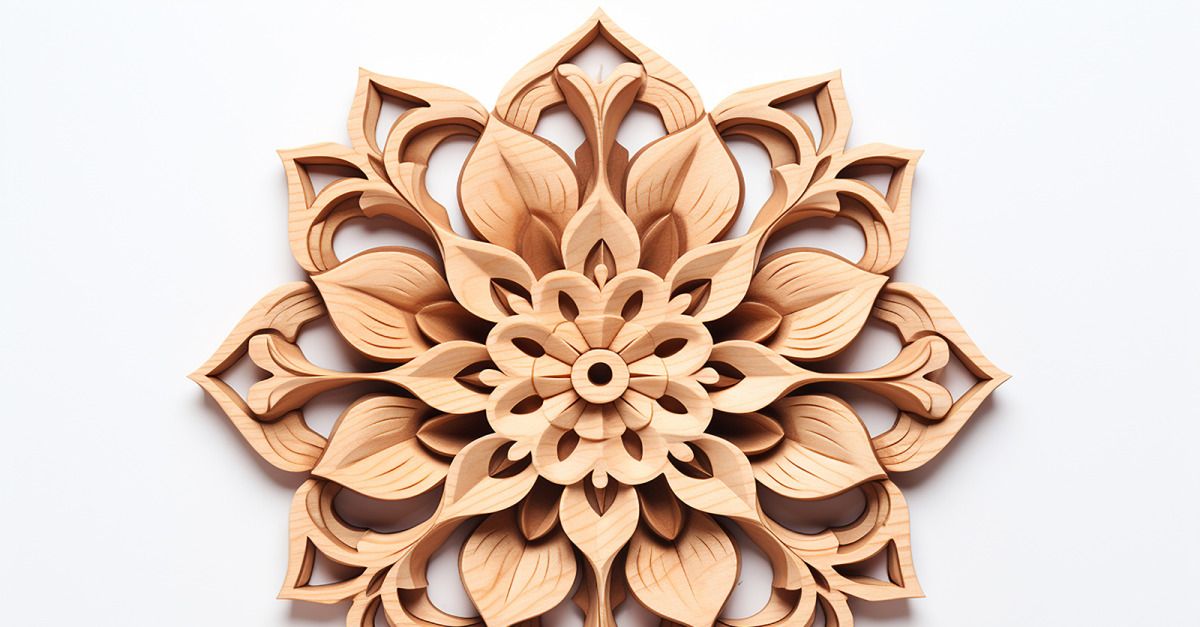 Wooden flower art_3d wooden floral art design