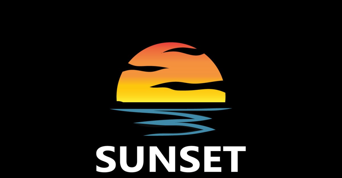 Sunset Vector Logo