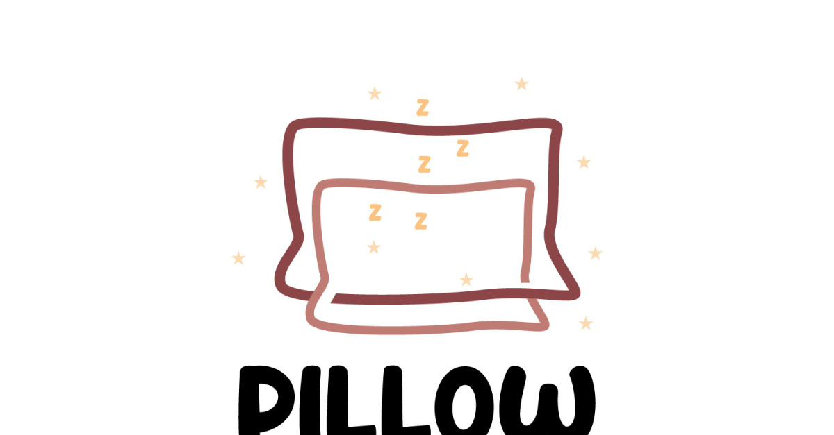 Pillow Logo Bed Design Template VectorV8 - TemplateMonster