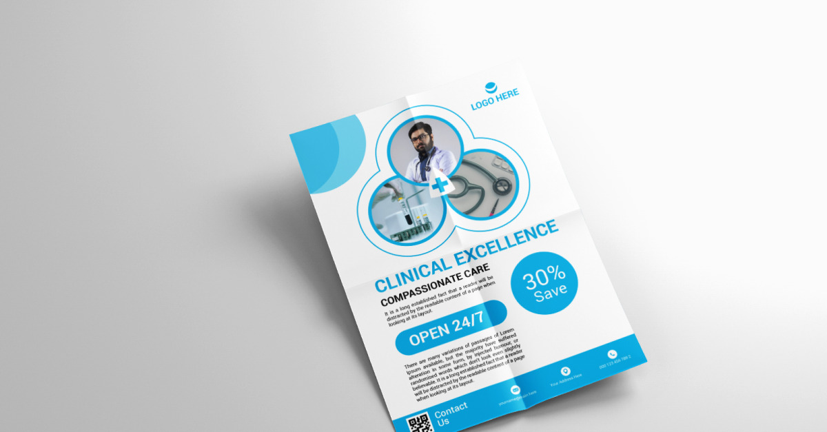 Health Flyer Design Template #405547 - TemplateMonster