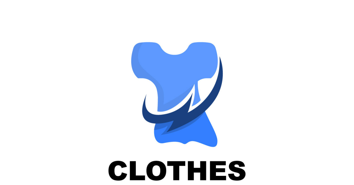 Giyim Logosu Basit Stil Gömlek DesignV8 - TemplateMonster