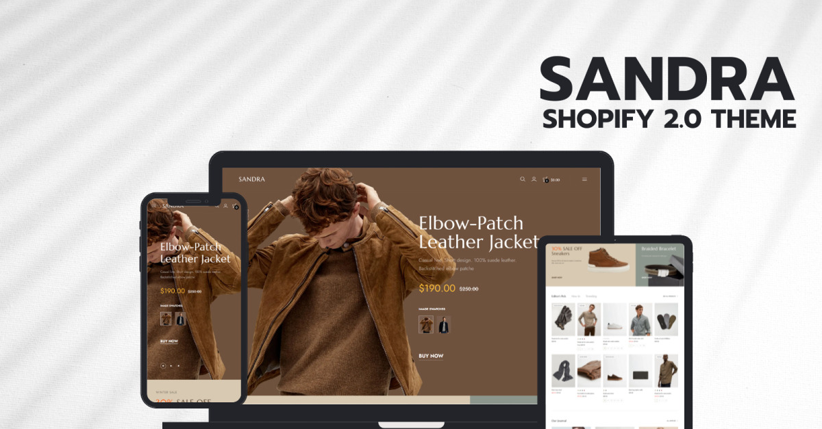 Sandra - Premium Fashion Shopify 2.0 Theme - TemplateMonster