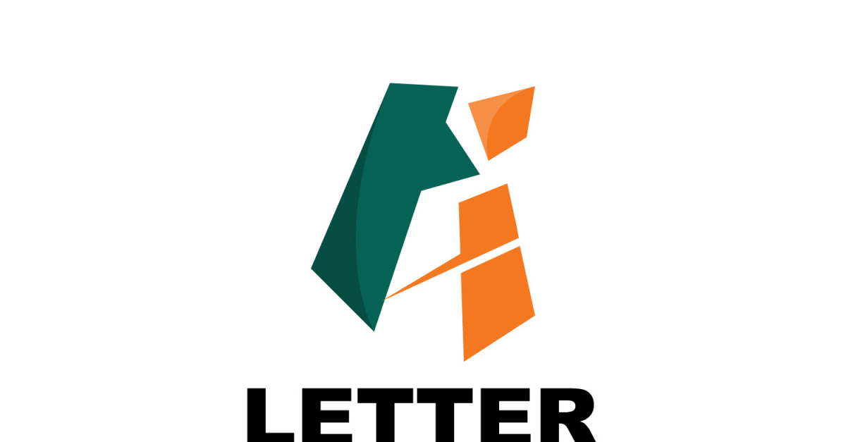 A Harfi Logo Logotipi Vektör v2 #405924 - TemplateMonster