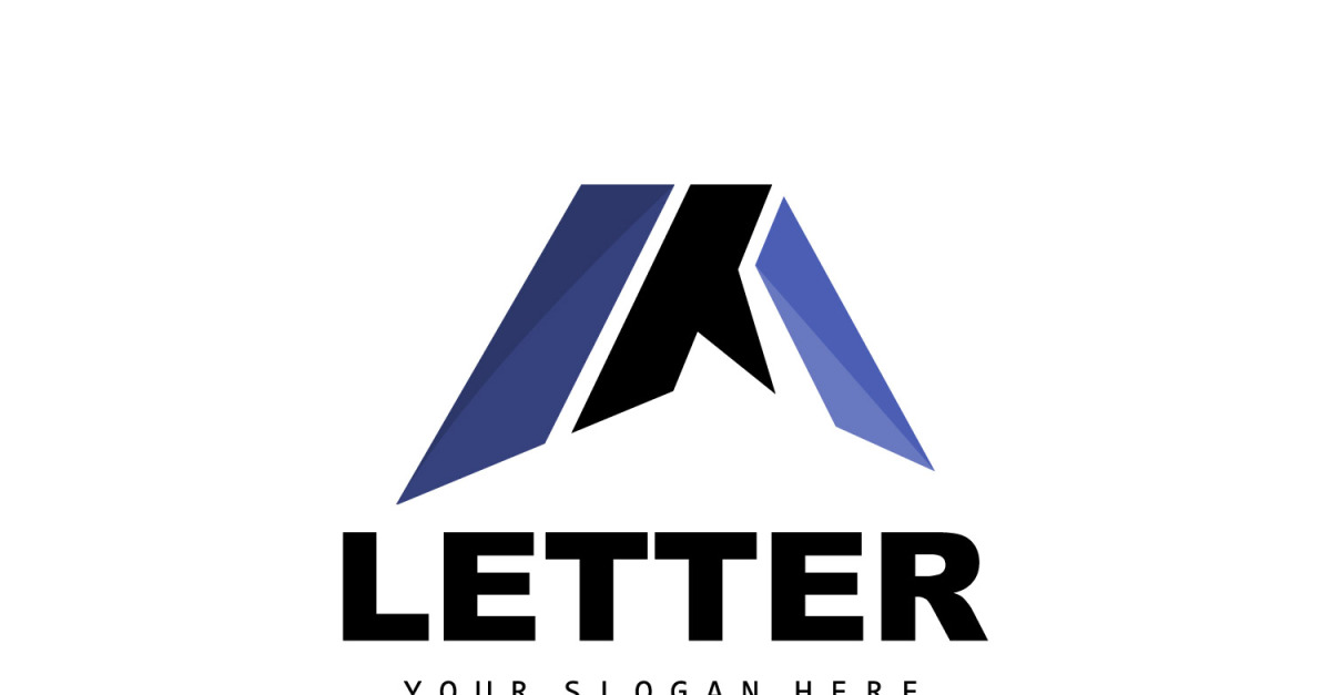 A Harfi Logo Logotipi Vektör v3 #405925 - TemplateMonster