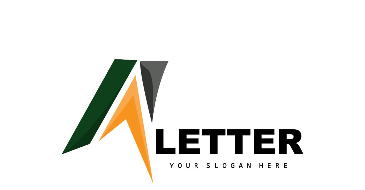 A Harfi Logo Logotipi Vektör v8 #405930 - TemplateMonster