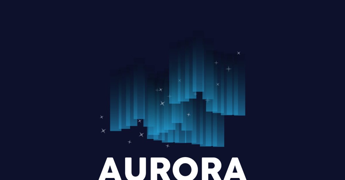 Aurora Light Wave Sky View LogoV27 #406047 - TemplateMonster