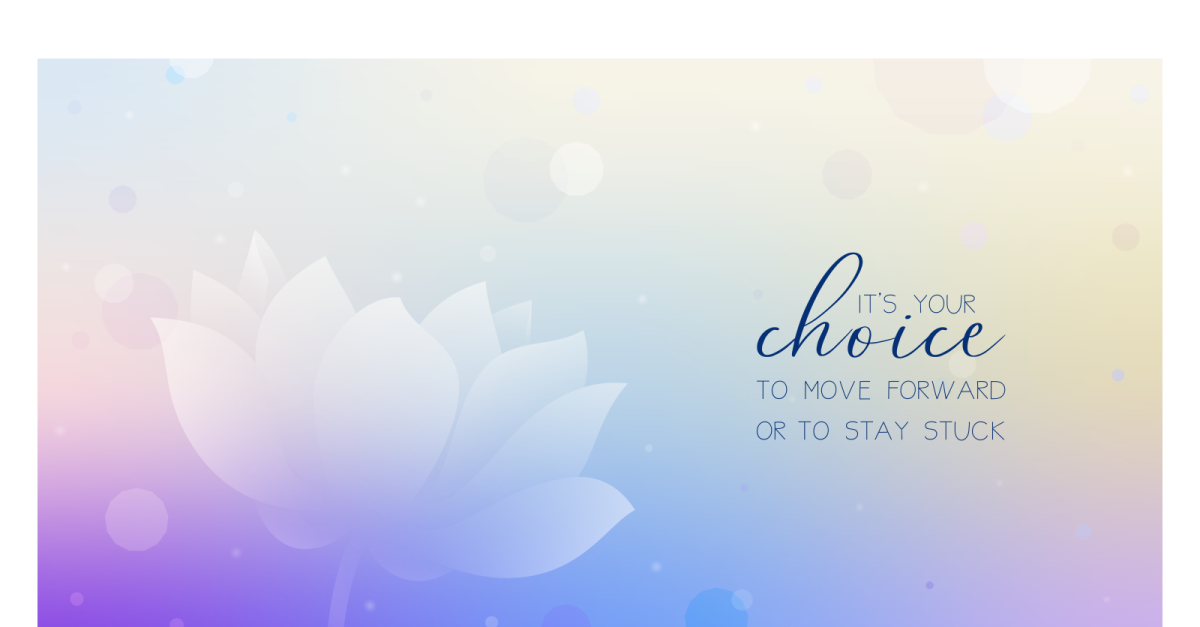 Inspirational Backgrounds 14400x8100px With Lotus And Quote About Choice