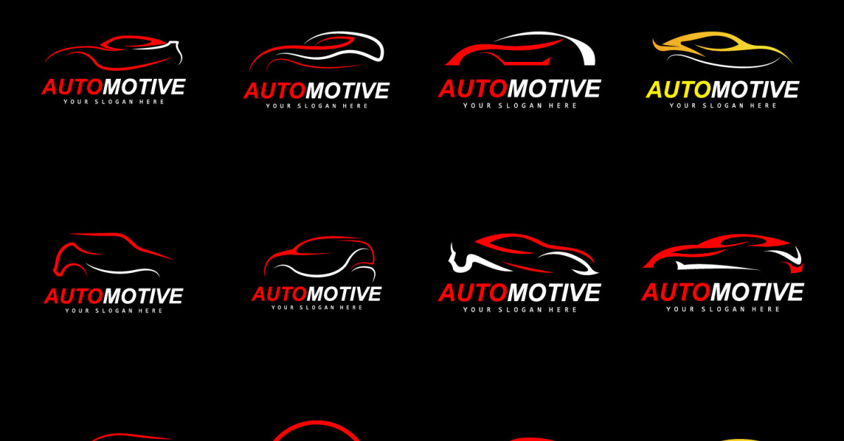 Motorcycle Logo MotoSport Vehicle Vector v1