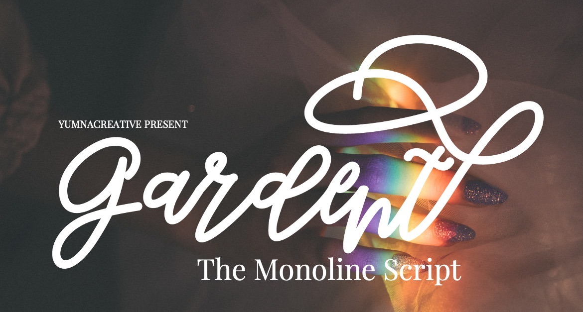 Gardent - Monoline Script Font #407167 - TemplateMonster