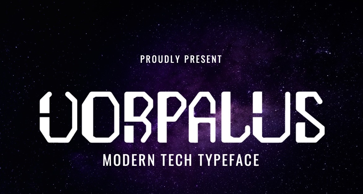 Vorpalus - Modern Tech Font #407178 - TemplateMonster