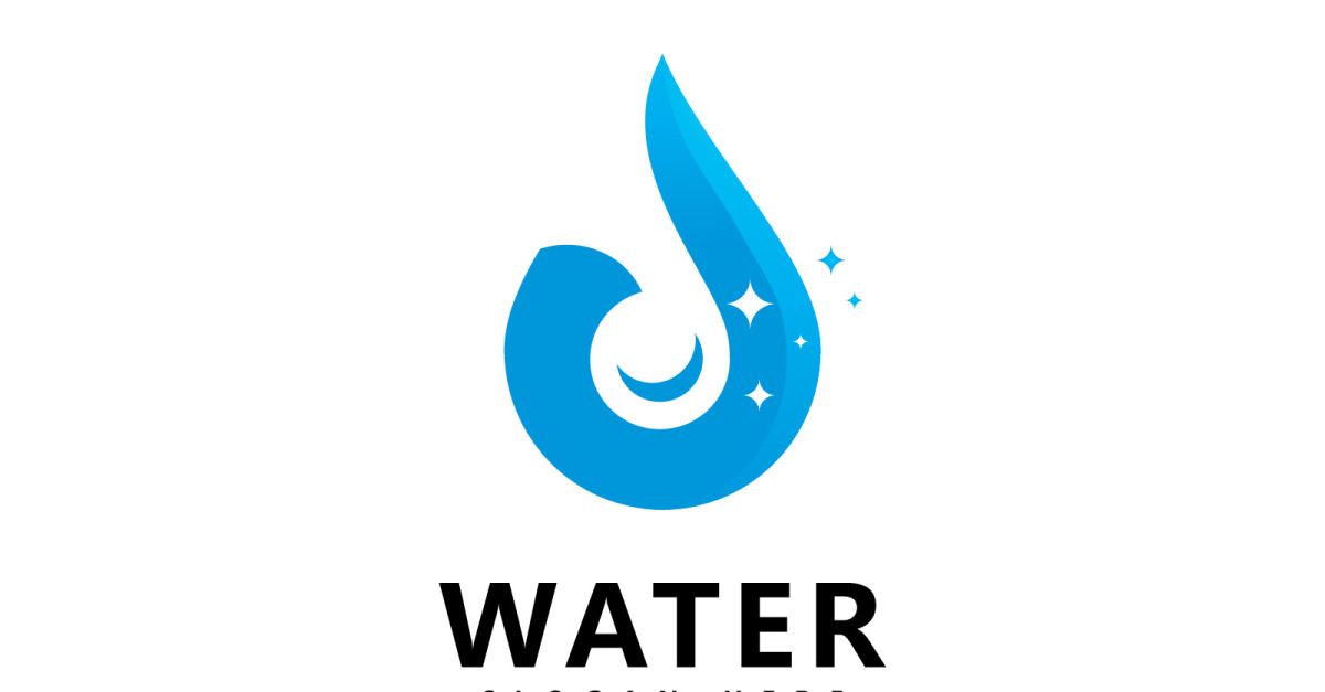 Aqua su logo tasarımı. Su damlası vektör logosu V3