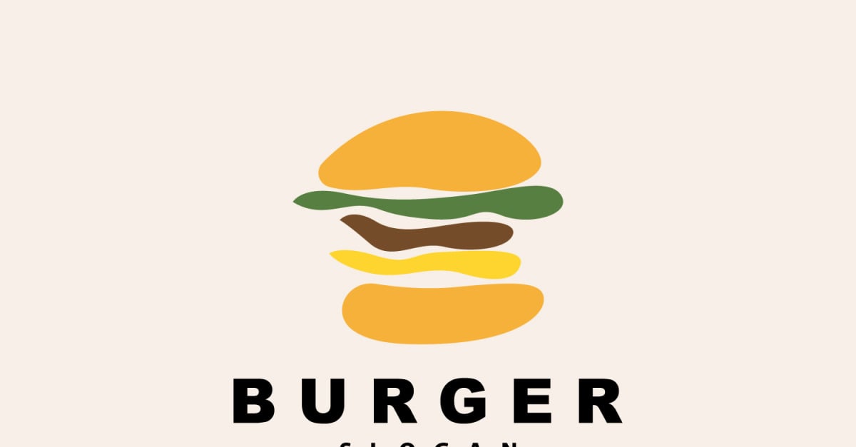 Burger Logo Fast Food Design HotV1 #407202 - TemplateMonster