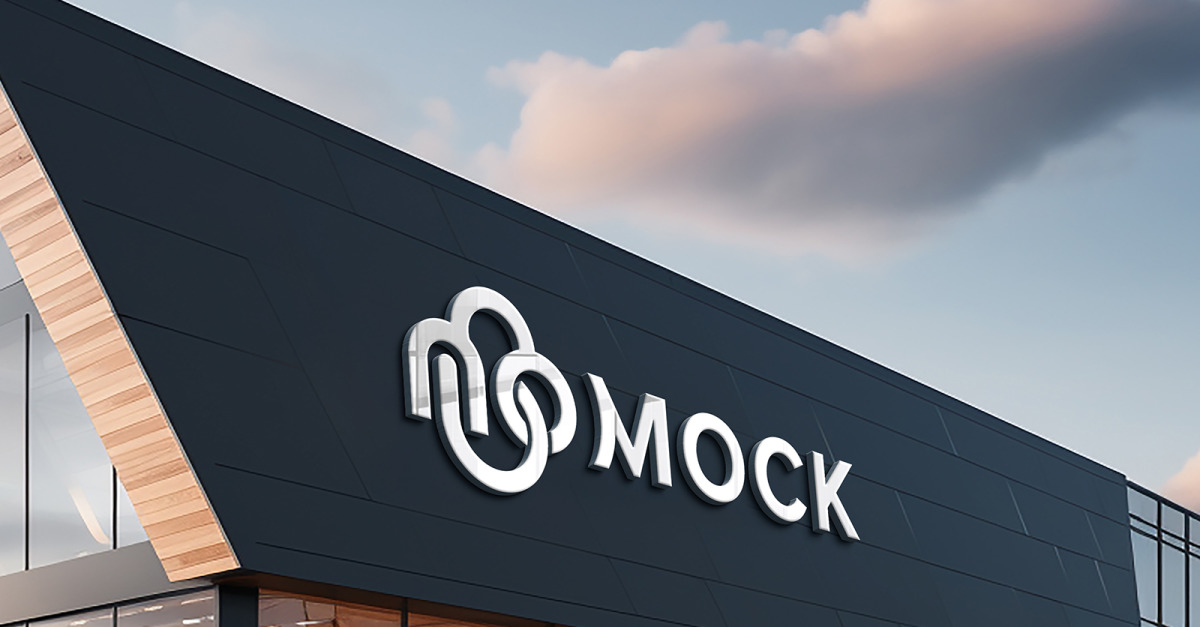 Front sign logo mockup psd design #407243 - TemplateMonster