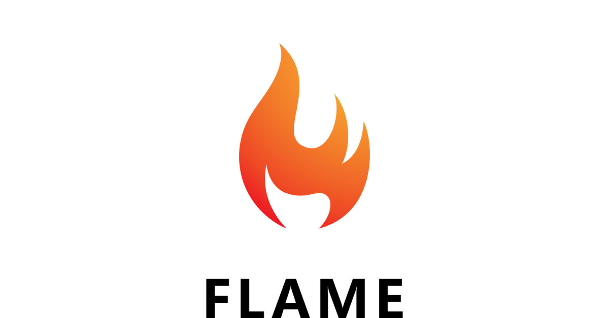 Soyut ateş alev logo tasarımı V8 #407314 - TemplateMonster