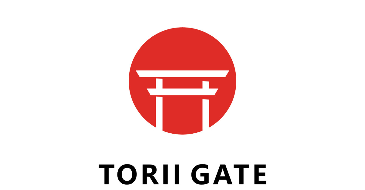Torii logo icon japanese vector illustration design V4
