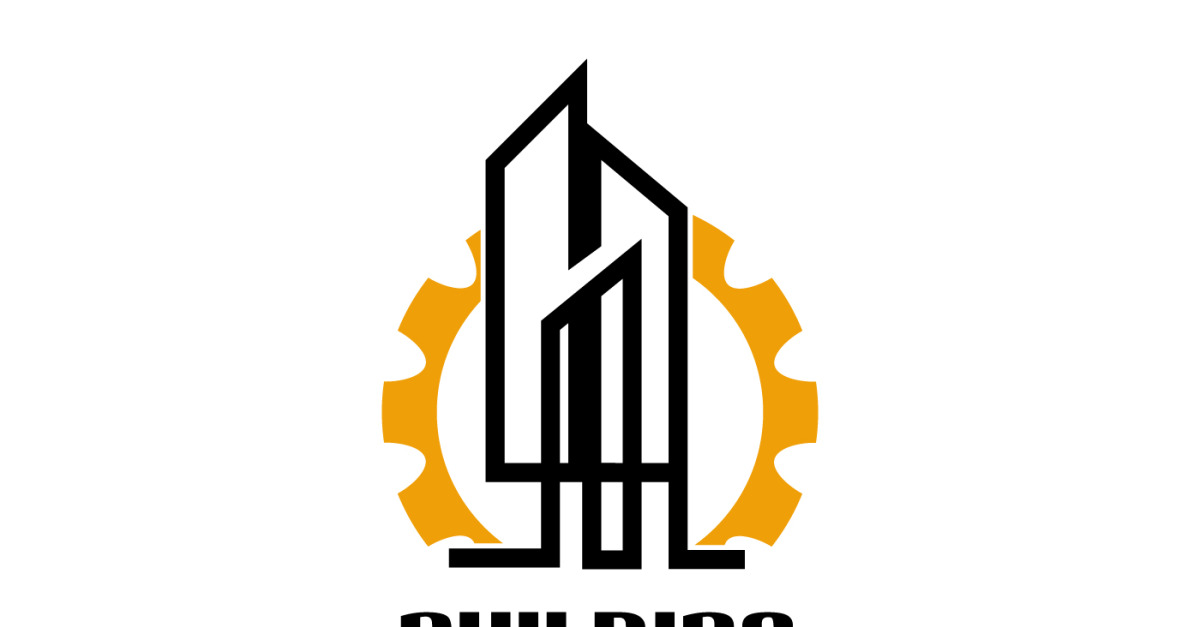 City Building Construction Logo Design V7 - TemplateMonster