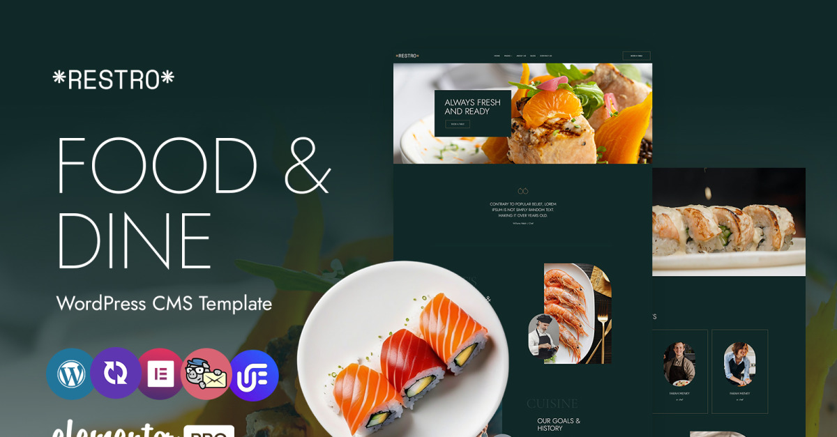 Restro – Thème Elementor WordPress polyvalent pour école de cuisine et ...