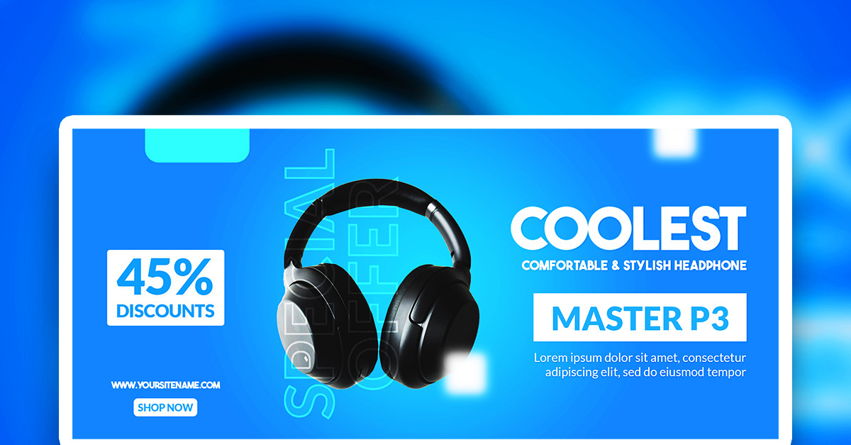Premium Smart Gadgets Advertisement banner psd design
