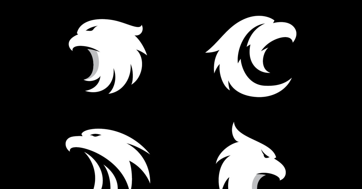 Eagle Head Vector Silhouette