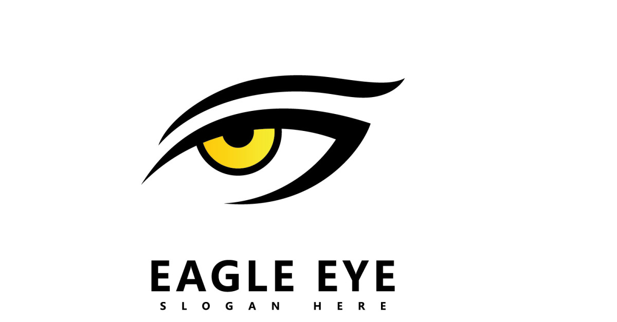 Kartal yırtıcı göz şahin kuş logosu logolar iş V3