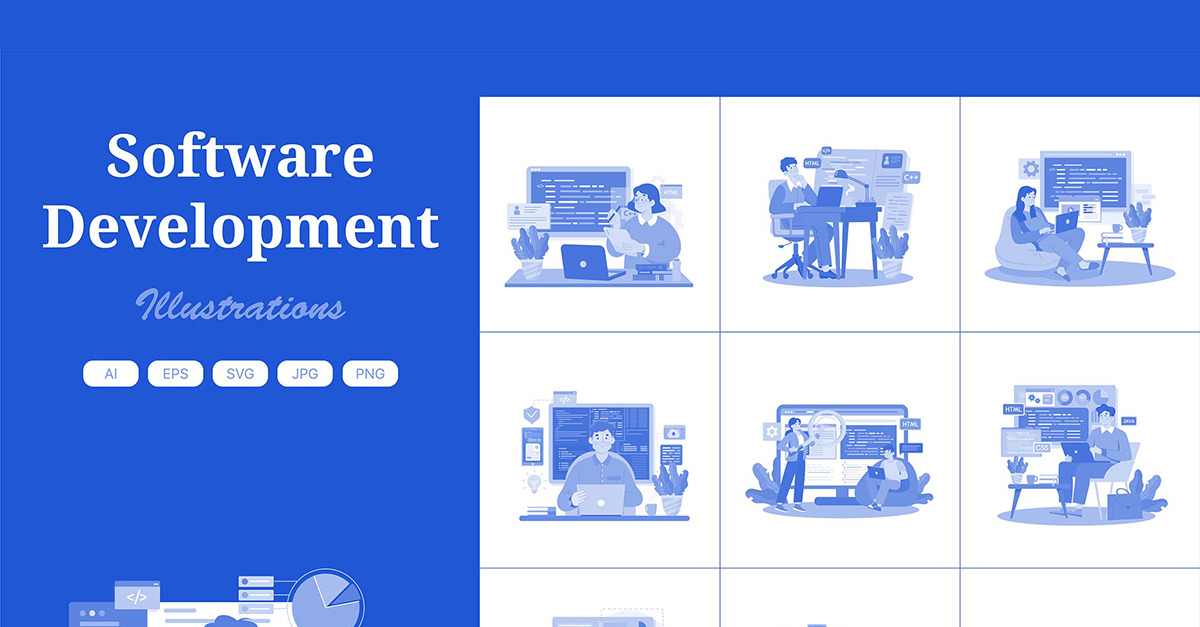 M641_ Software Development Illustration Pack 1