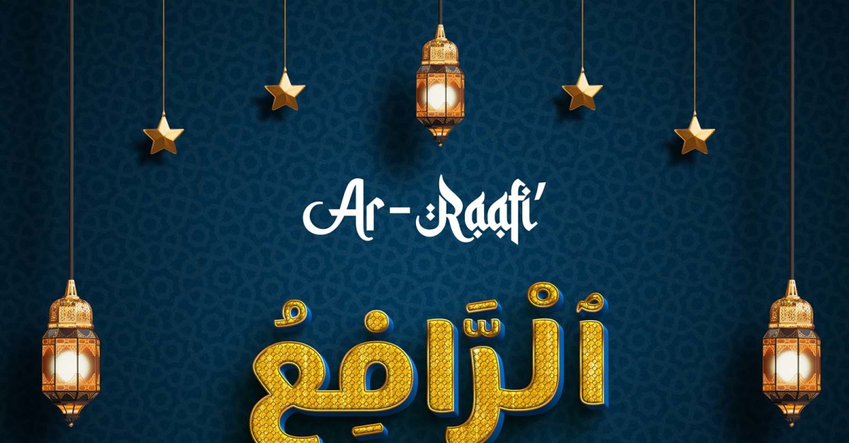 Design criativo do logotipo da marca AR-RAAFI