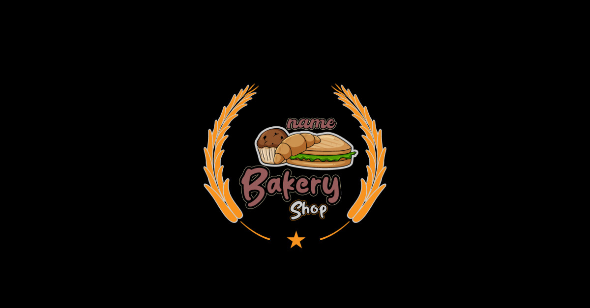 Plantilla de logotipo de panadería-Logotipo de tienda de panadería-Logotipo de panadería moderna ...