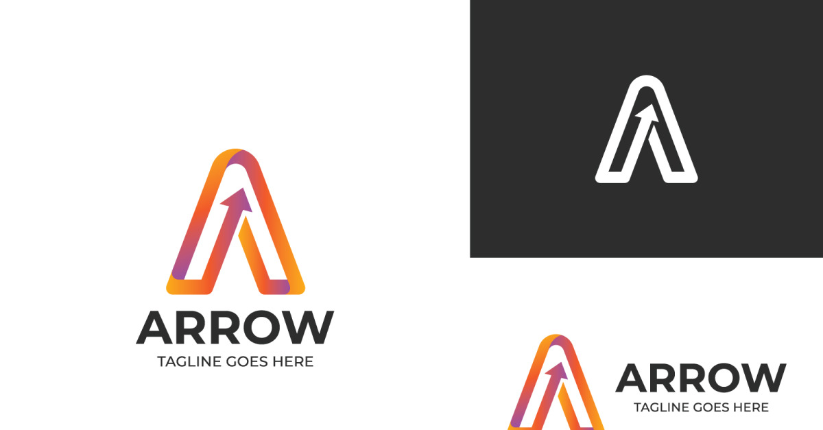 A Arrow Logo Template Design #409801 - TemplateMonster