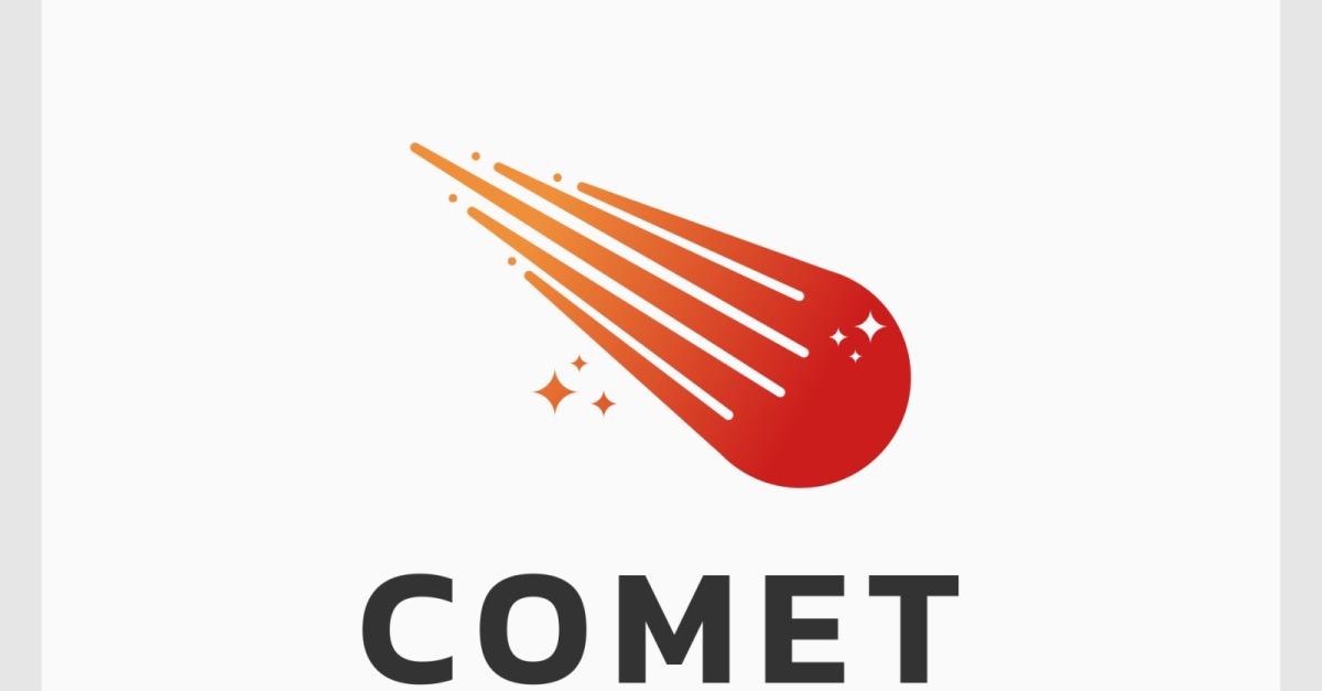 Comet Meteor Asteroid Logo #409880 - TemplateMonster