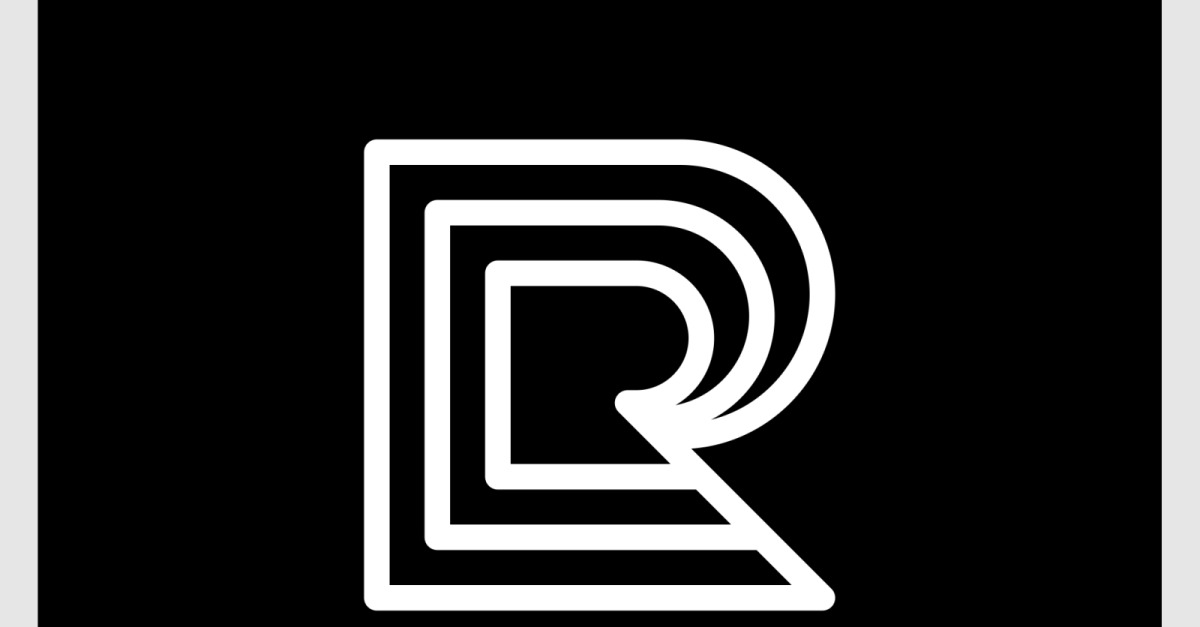 Letter R Line Art Geometric Logo #409897 - TemplateMonster