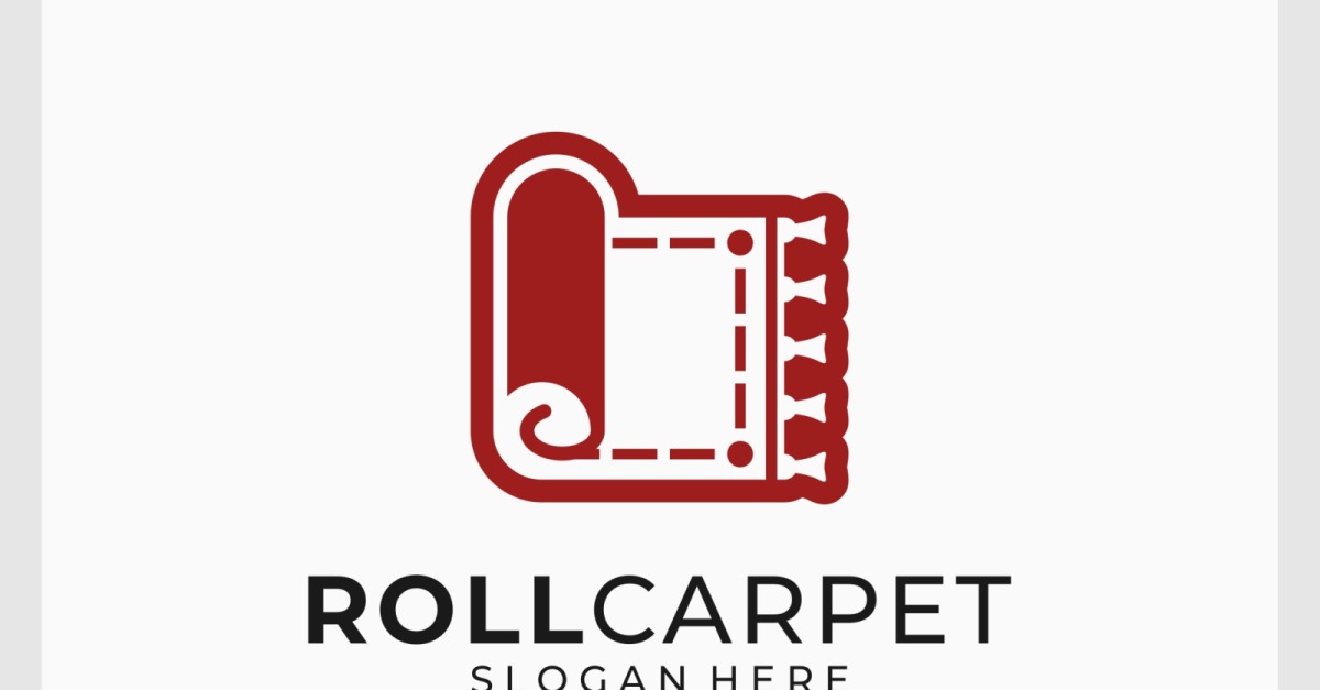 Matta Golv Textil Roll Logotyp #409906 - TemplateMonster