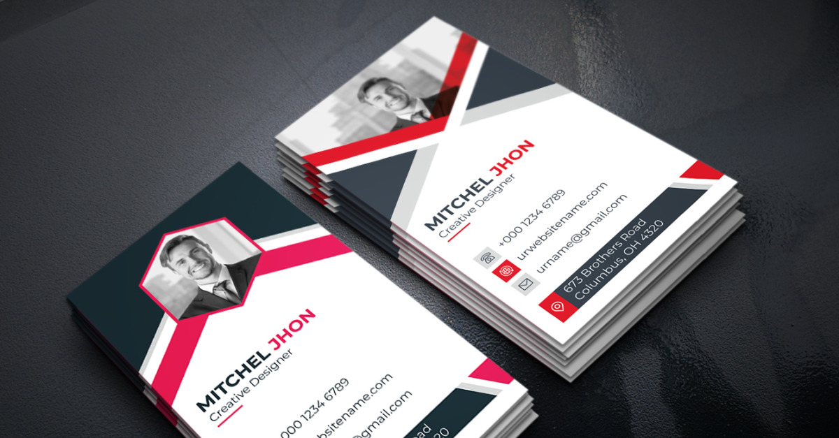 Lot de cartes de visite série 03 #410286 - TemplateMonster