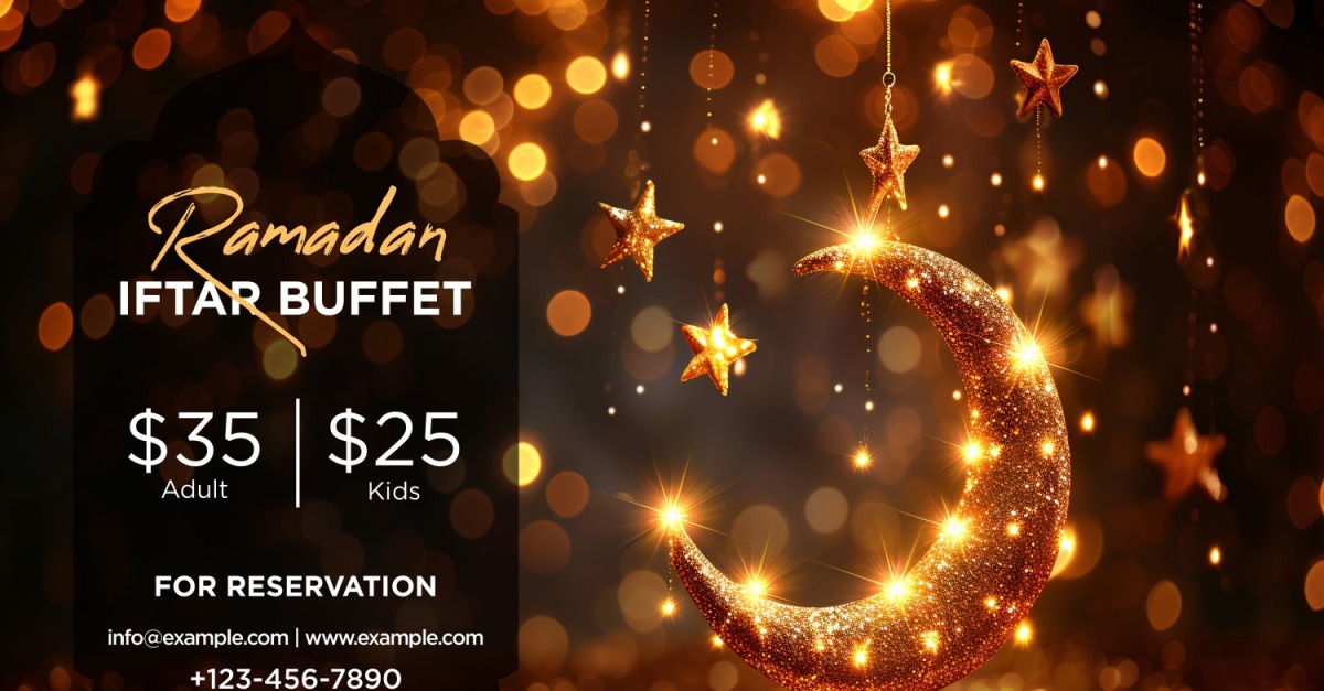 Ramadan Iftar Buffet Banner Design Template 152