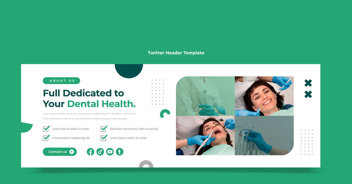 Medical Twitter Social Media Template - TemplateMonster