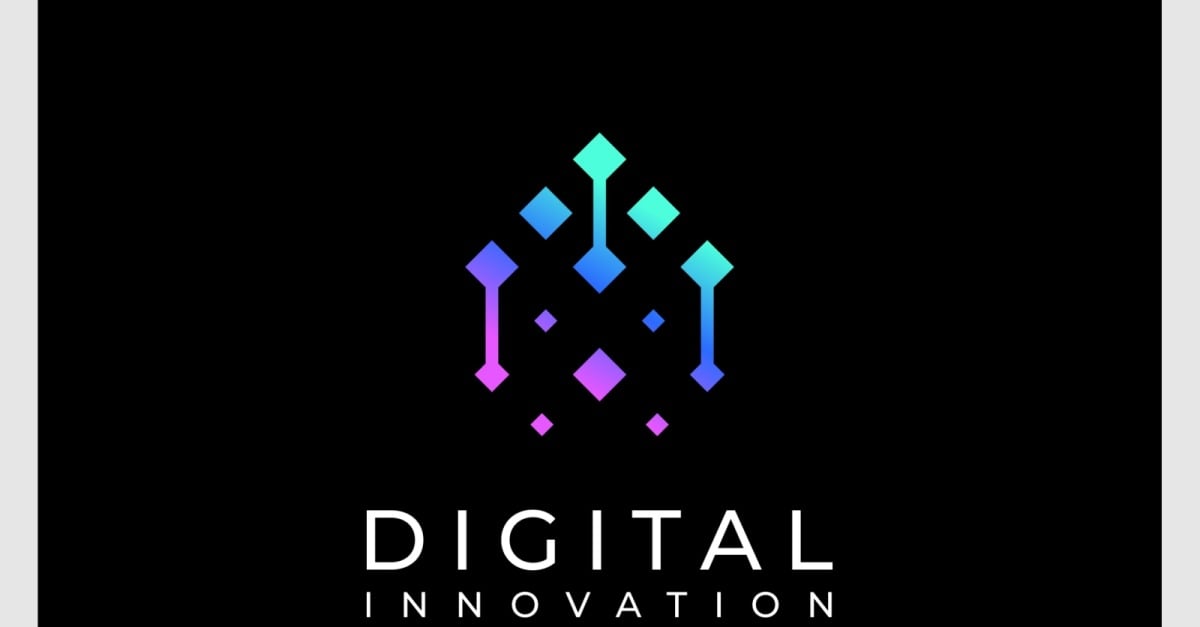 Growth Digital Technology Innovation Logo - TemplateMonster