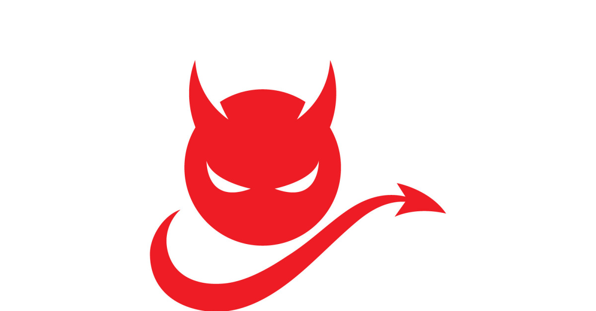 Red devil logo vector icon template V3 - TemplateMonster