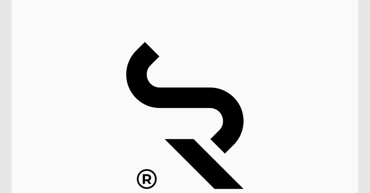 Letra RS SR Logotipo mínimo #410929 - TemplateMonster