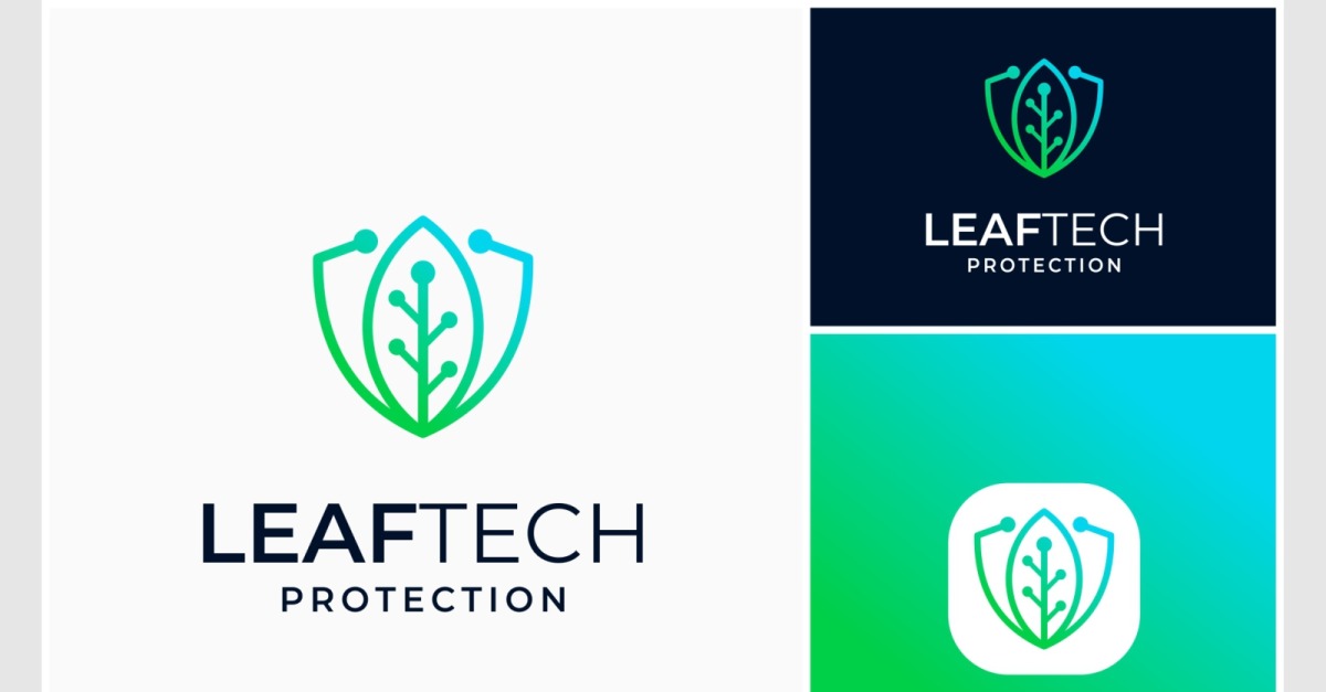Leaf Security Technology Logo #411556 - TemplateMonster