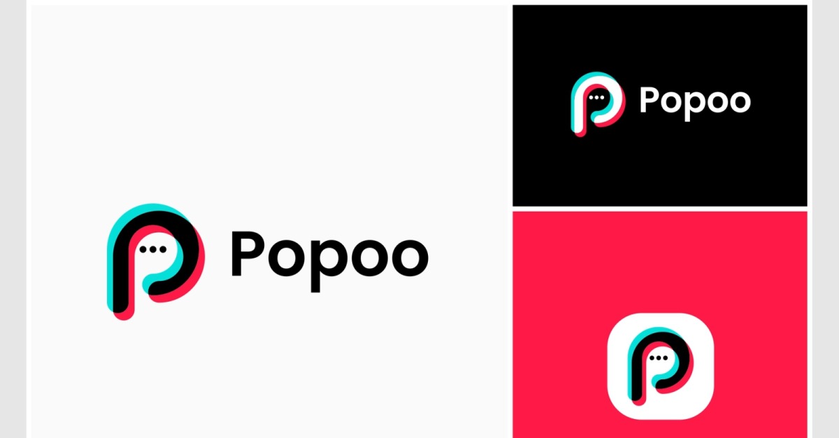 P harfi sohbet Modern Logo #411870 - TemplateMonster