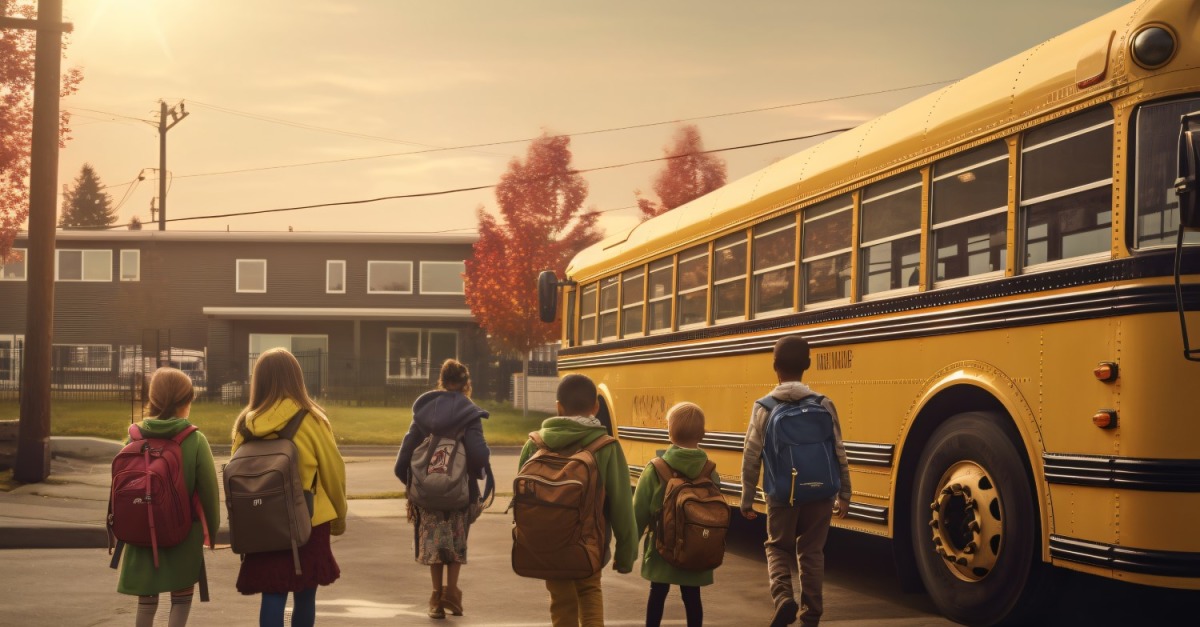 School Rush Kids, mochilas y viajes en autobús 23