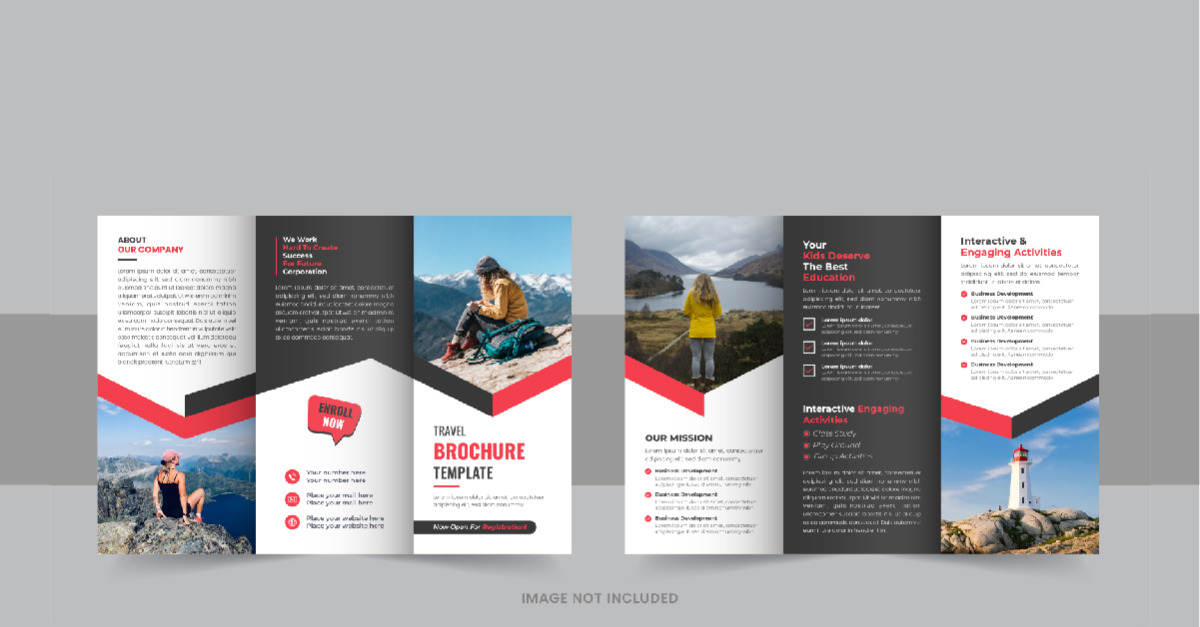 Plantilla De Folleto De Viaje Diseño De Plantilla De Folleto