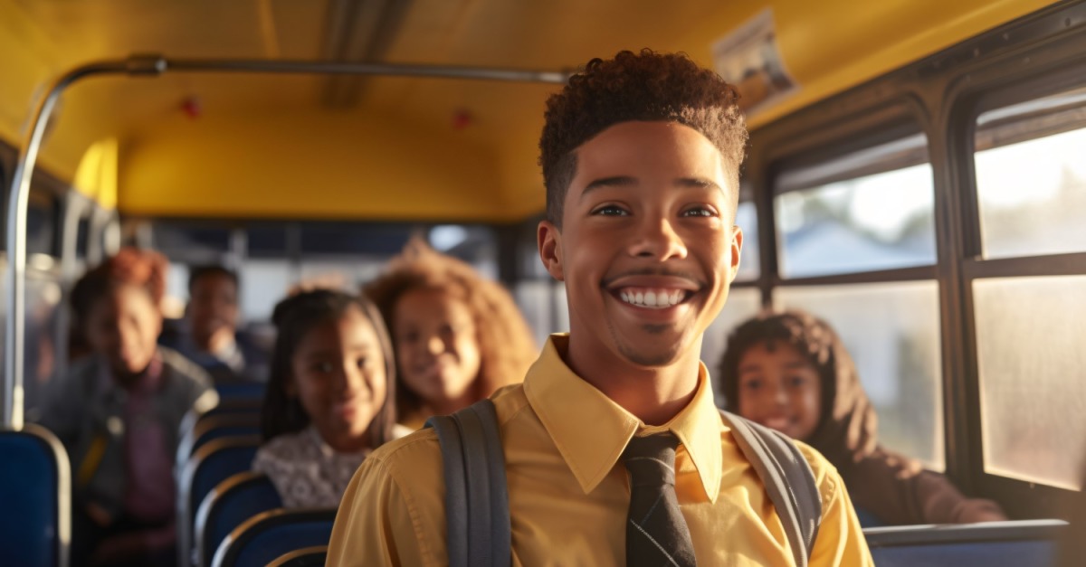 School Rush Kids, Backpacks, and Bus Rides 50