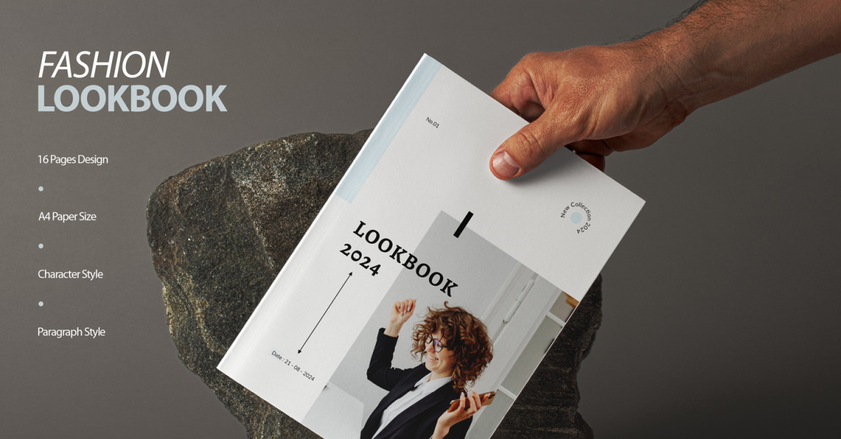 Modello lookbook di moda 2024 #412595 - TemplateMonster