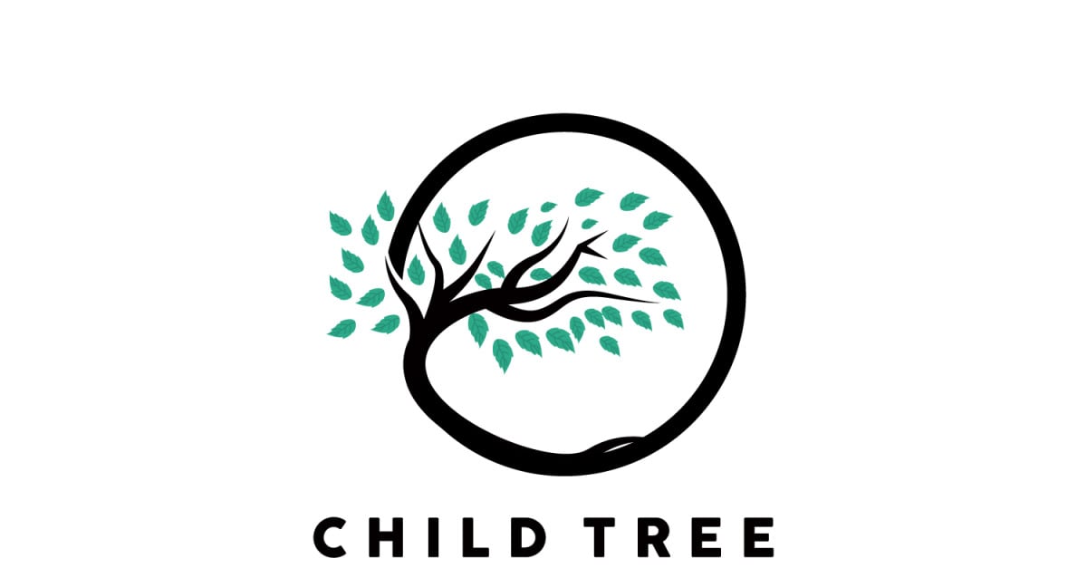 Play tree template illustration tree logoV21