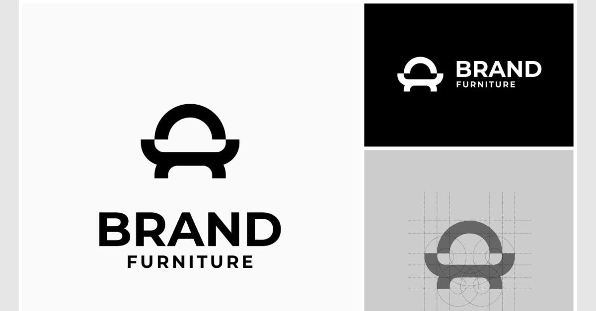 Divano Mobili Sedia Logo semplice #412790 - TemplateMonster